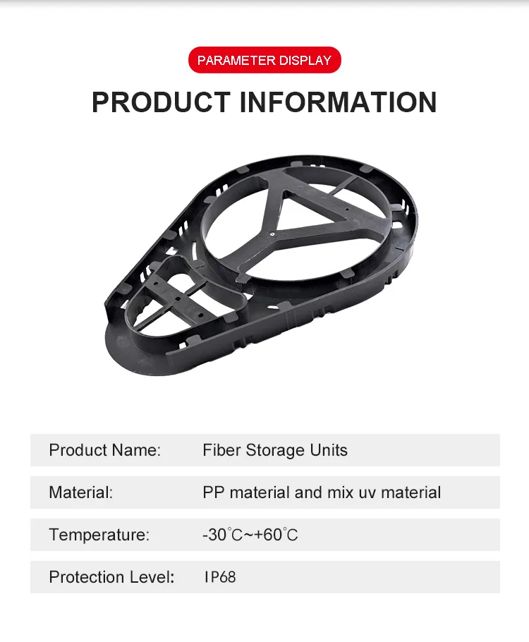 Unit Aerial Fiber Storage Snowshoe 18 Inch Slack Storage ADSS