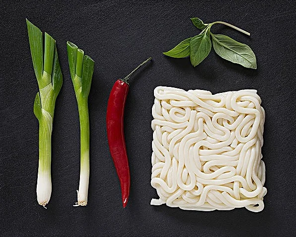 Japanese style fresh udon noodles 200g,China OEM price supplier - 21food