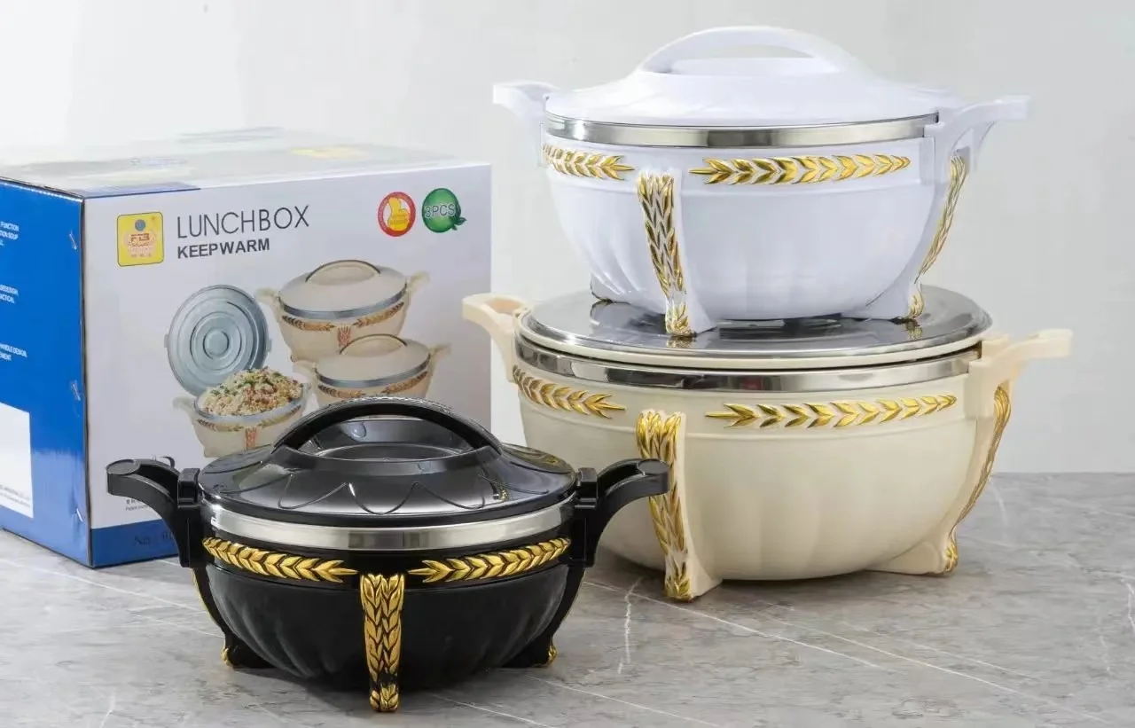 Hot Selling Luxury Modern Jumbo Size Hot Pot Sets Food Warmer 3l+7l+10l ...