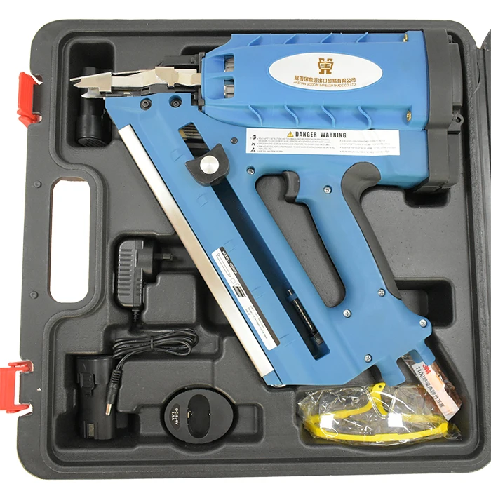 Portable Cordless Non Pneumatic Power Hand Tool Rechargeable Gas Nail ...