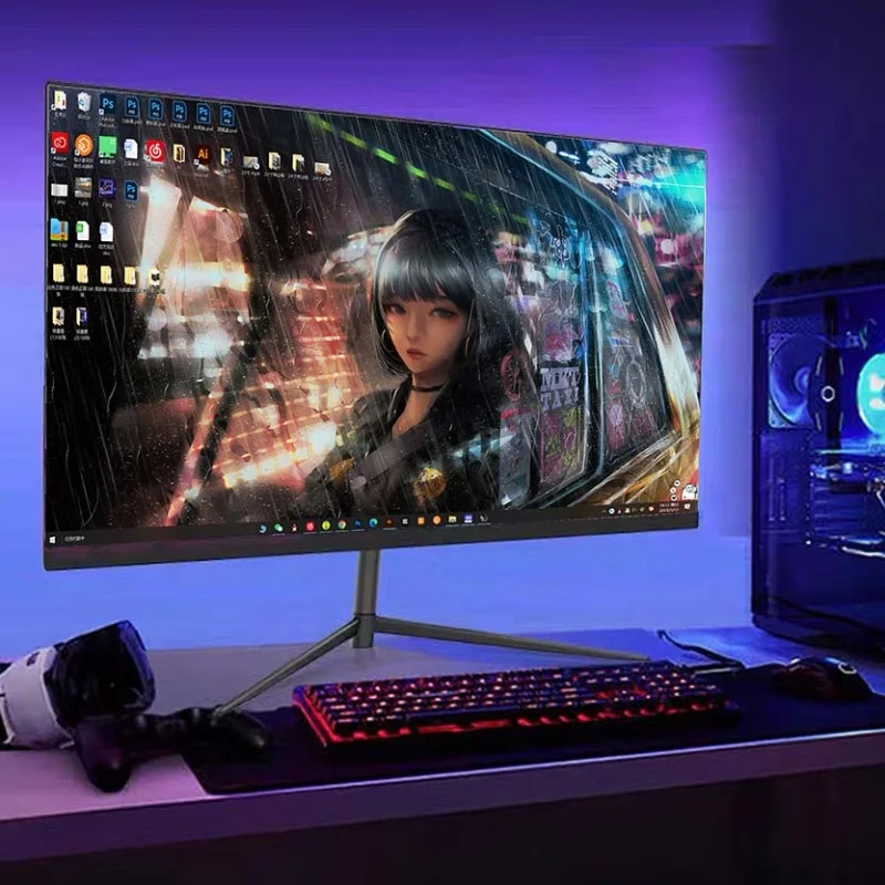 2k 4k Owned Display Pc Flat Desktop Resolution 32 Computer Frameless ...