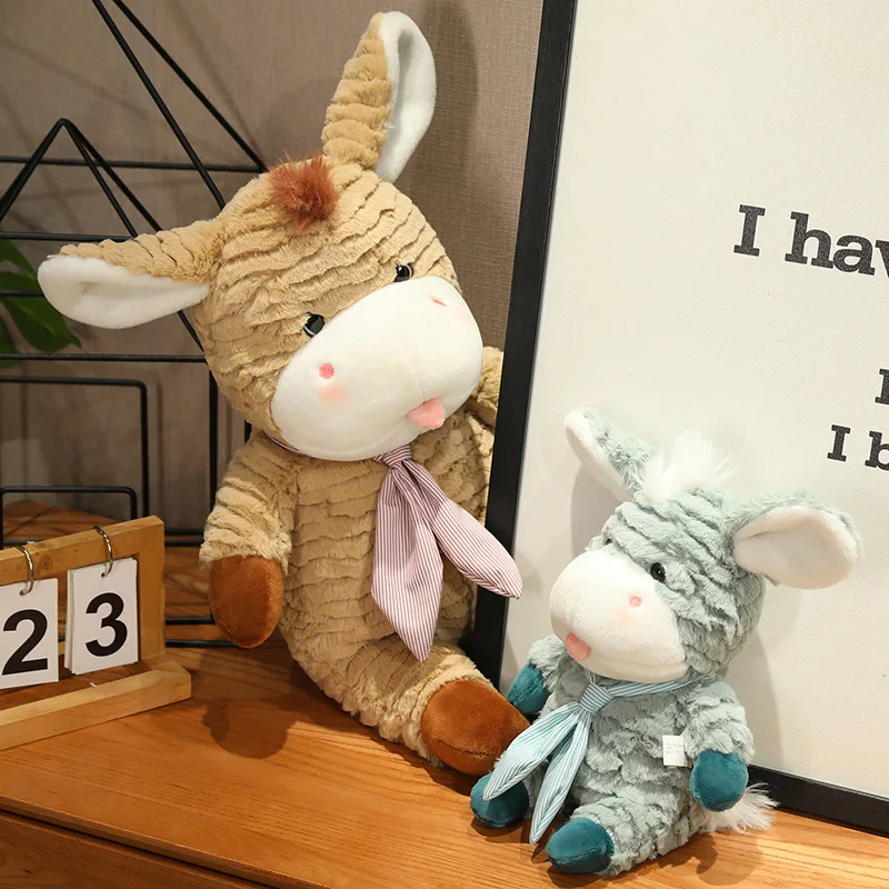 Cartoon Little Donkey Macaron Cute Little Donkey Stuffed & Plush Toy ...