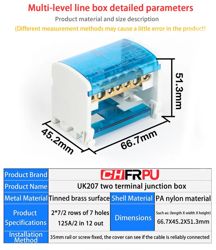 High Quality British Guide Rail Terminal Block Modular Junction Box ...