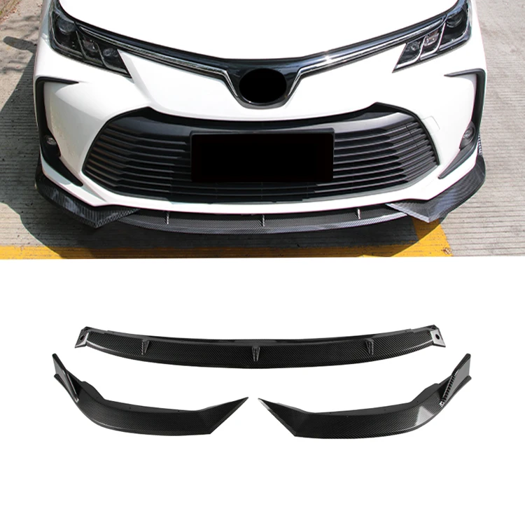 Car Front Bumper Splitter Lip Diffuser Body Kit Spoiler Deflector Lips ...