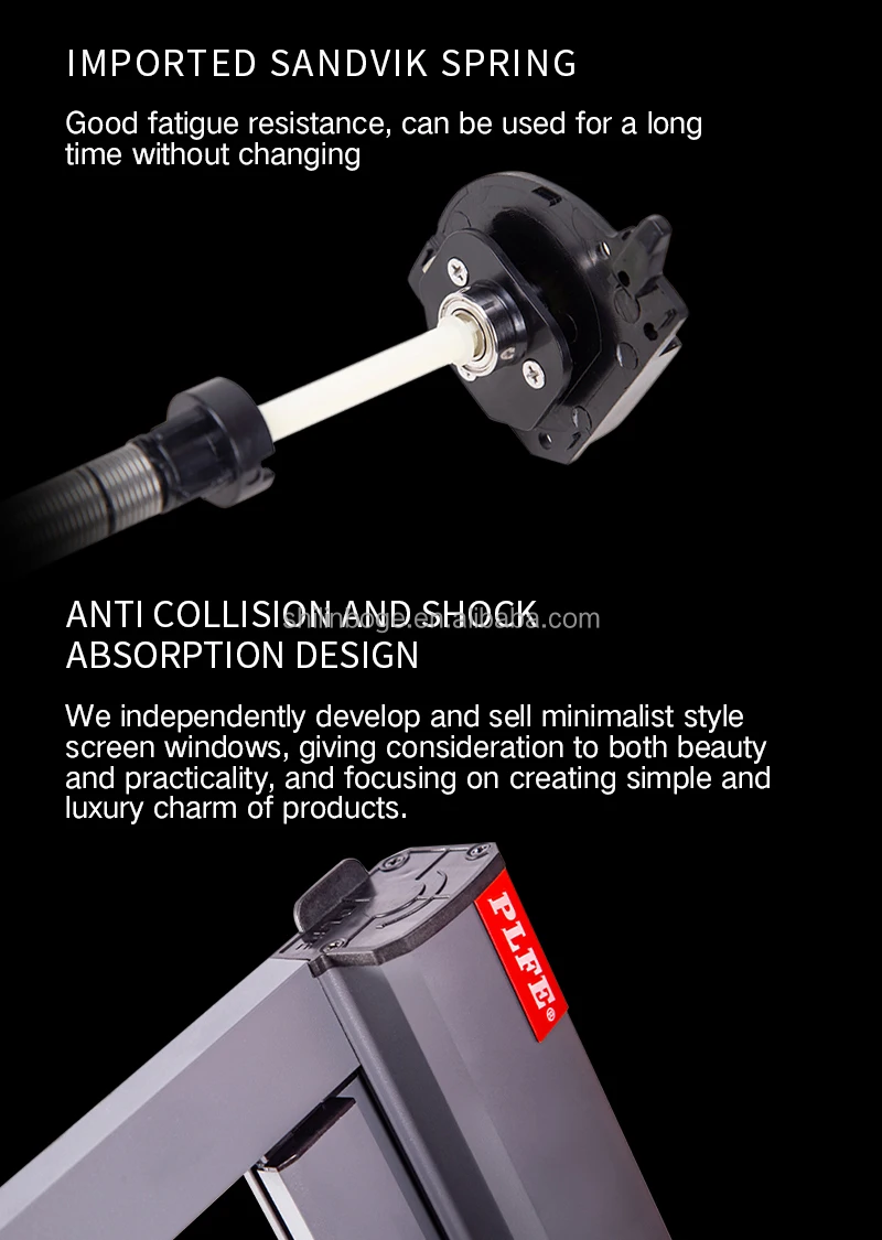 Retractable Sliding Window Spring Loaded Fiberglass Diy Mosquito Window ...