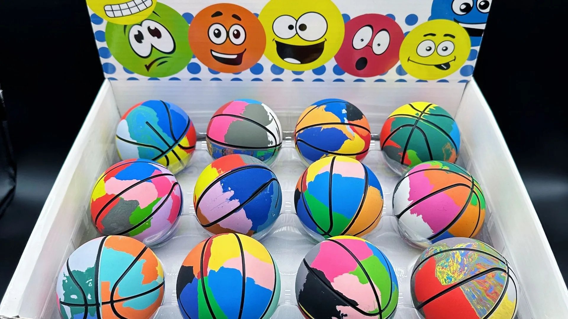 New Camouflage Hi Bouncing Ball 6cm Stretch Rubber Leather Ball Kids ...