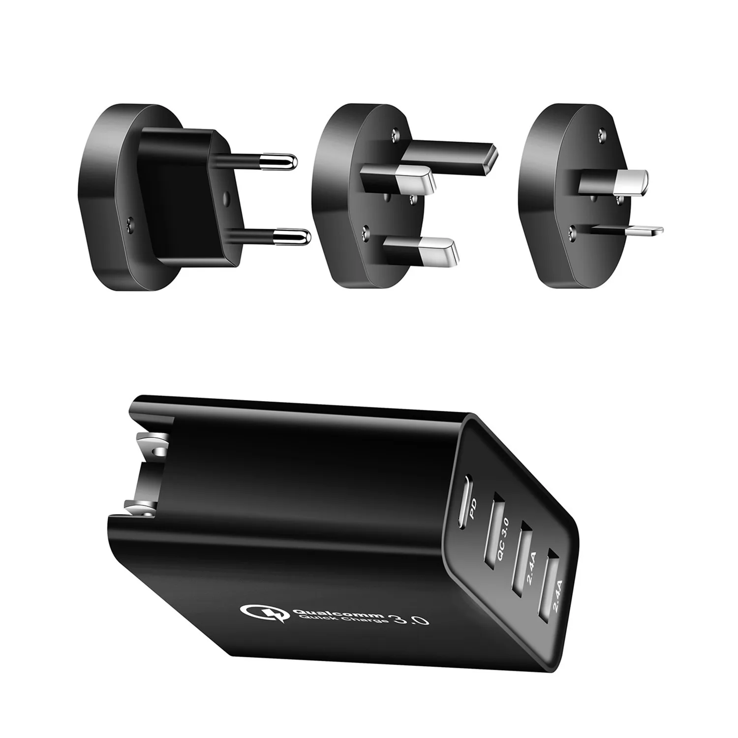 New Multi-port Charger QC3.0 Fast Charging 3-port USB Mobile Phone ...