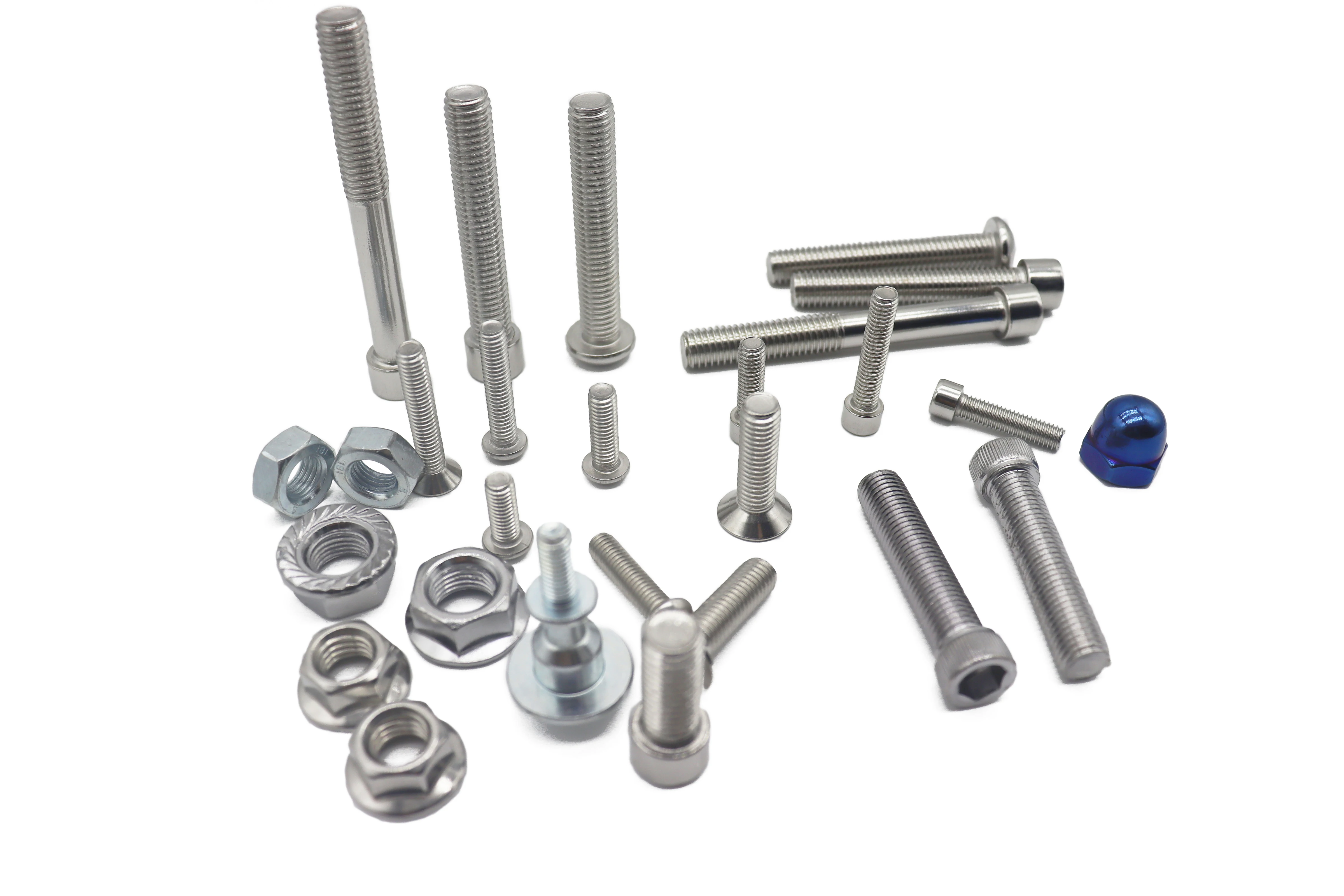 Stainless Steel 304 Golden Hexagon Flange Bolts M8*25. Customization ...