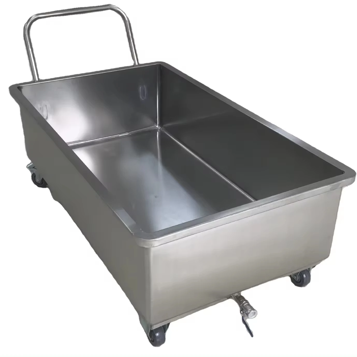 200 Liters Chicken Transport Cart With Water Tap / Poultry Meat ...