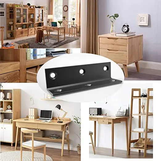 Workbench Corner Bracket Kit Heavy Duty Sturdy Steel Angle Brackets for ...