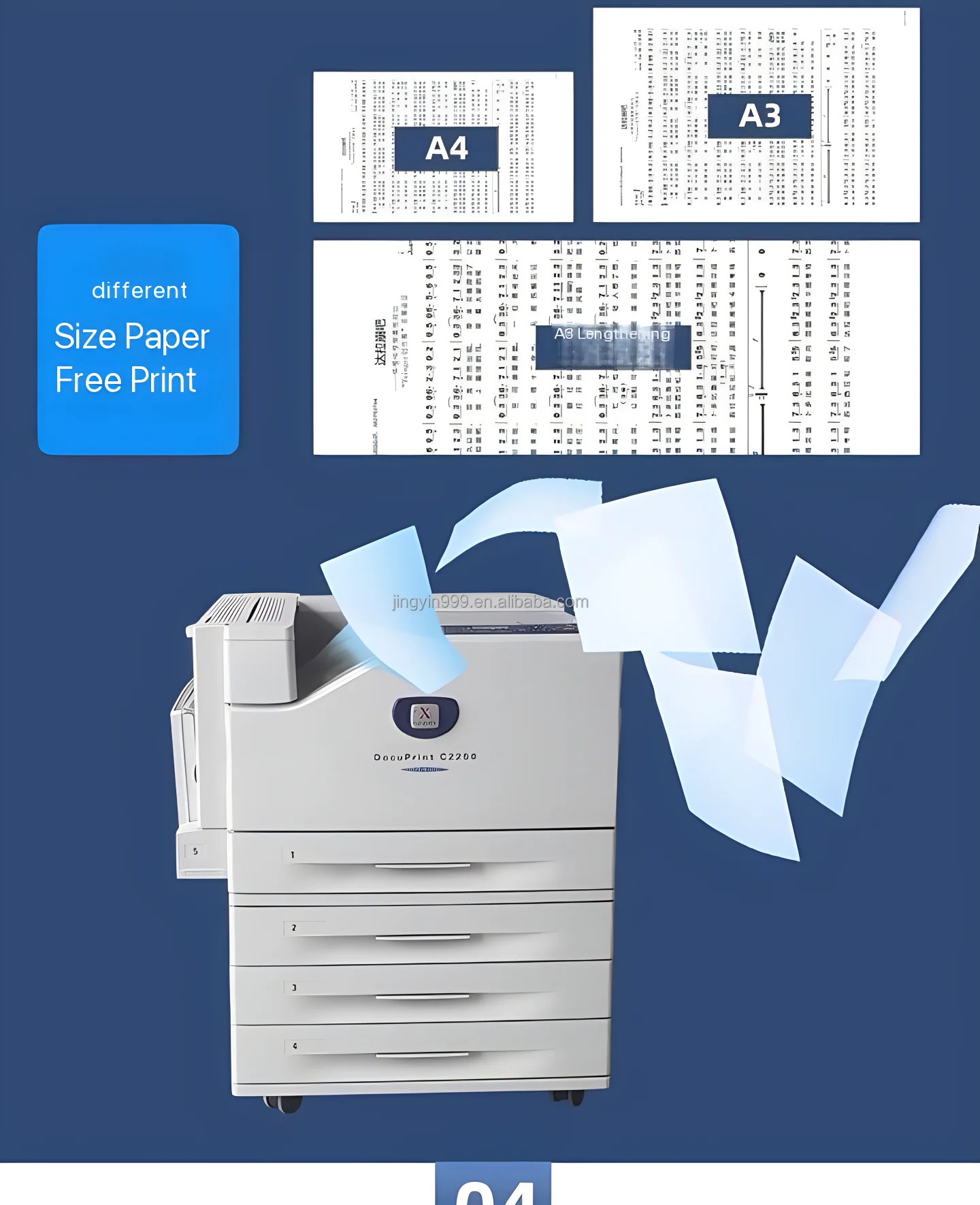 Fuji Xeroxc3360 - Color Printer with A3 Label Sticker Printing
