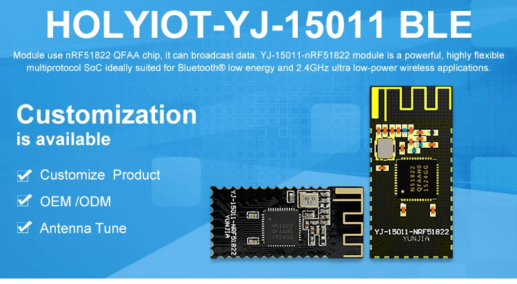 Holyiot Pcb Antenna Mental Shielding Cover Nrf51822 Master And Slave Bluetooth 4.0 Long Range ...