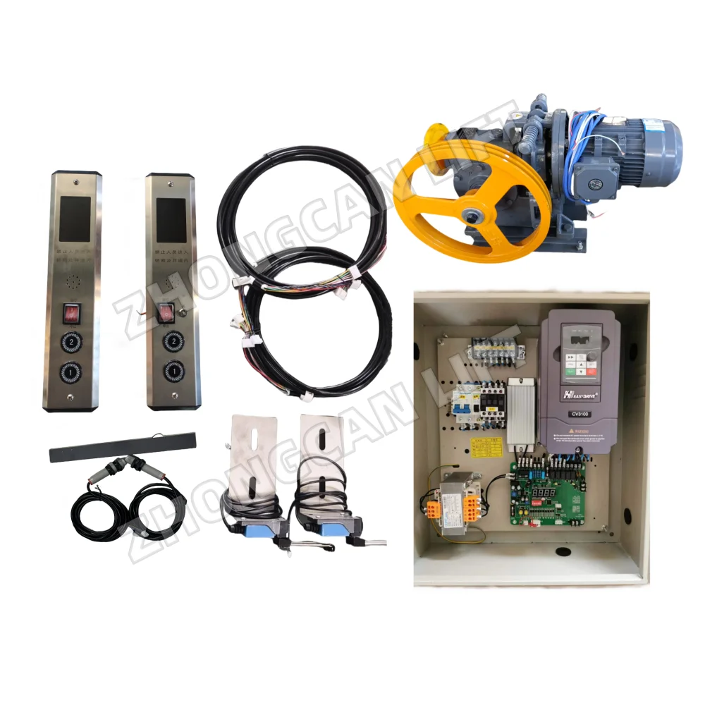 Food elevator/dumbwaiter lift controller system with call panel and ...