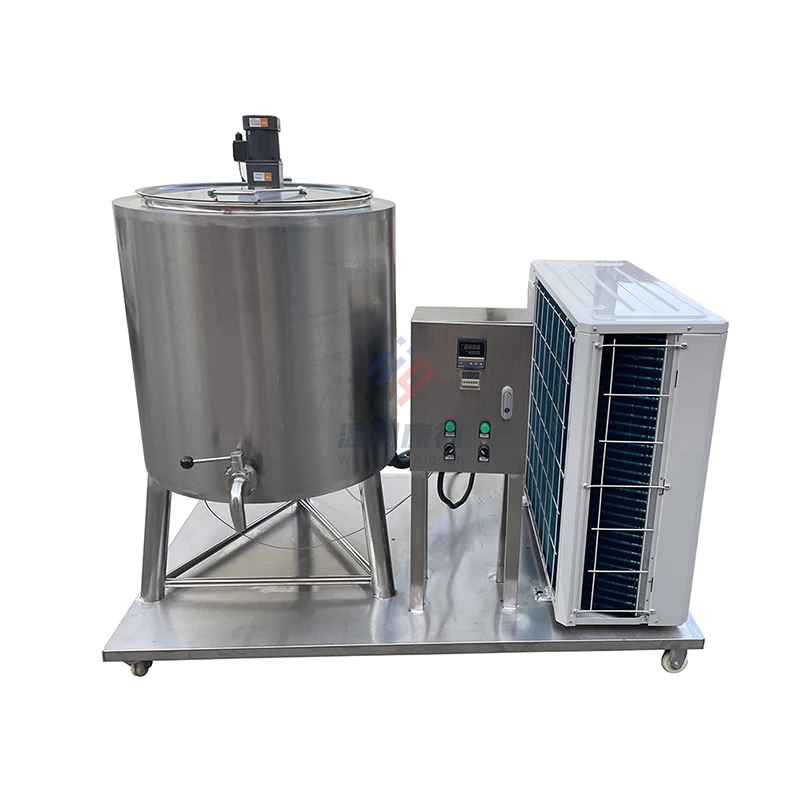 200l Stainless Steel Vertical Milk Cooler Chilling Tank 100 Liter Milk ...