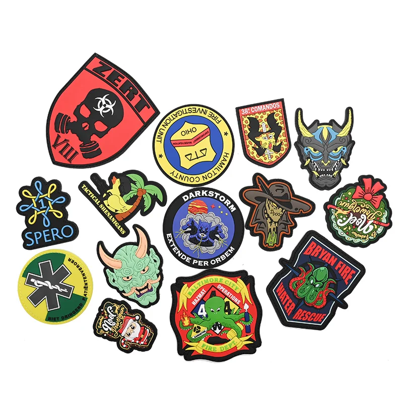 High Quality Clothing Patch Pvc Rubber Custom Logo Designer Patches For ...