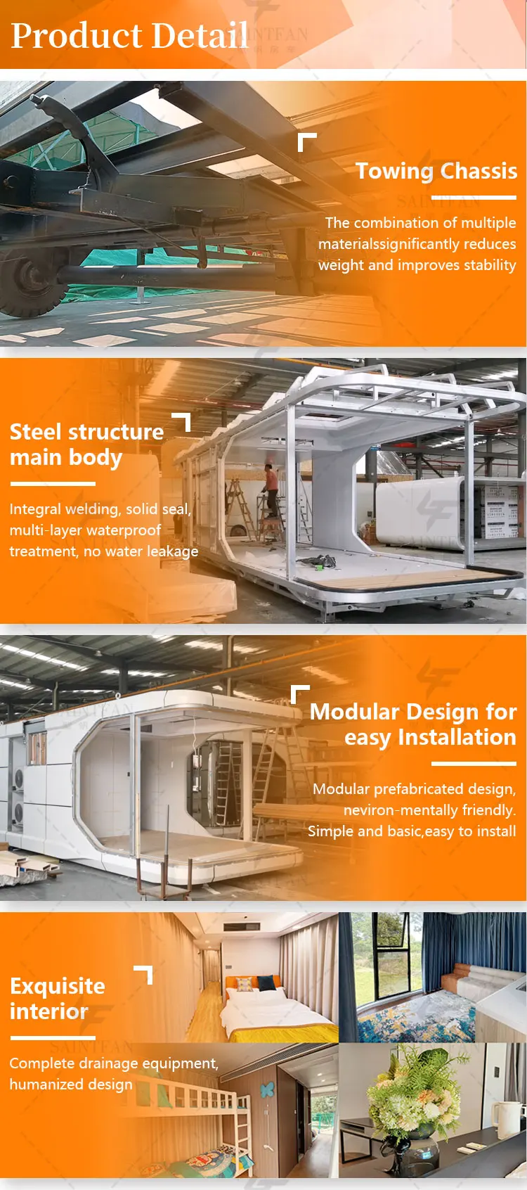 Movable Precast Capsule Container House Economical Precast Capsule ...