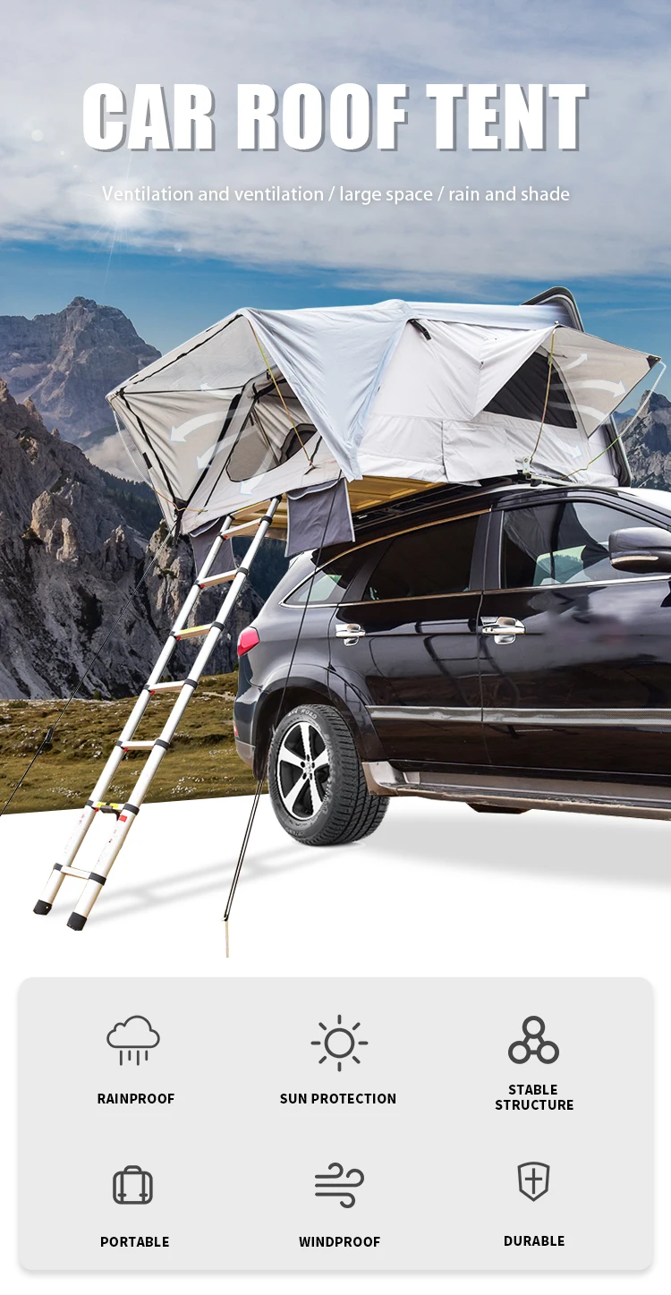2022 High Quality Hard Shell Pop Up Roof Tent Universal For Cars Trucks ...