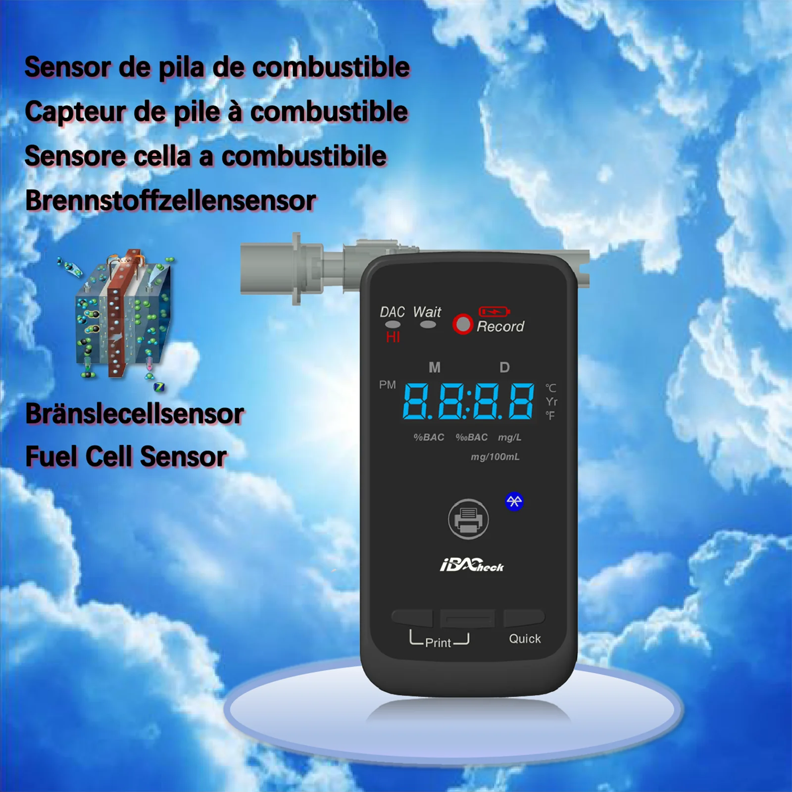 AA033 Passive Breathalyzer - Quick and Reliable Screening