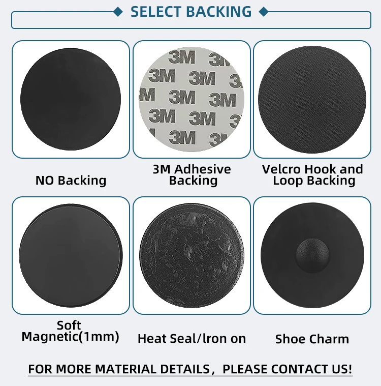 Custom PVC Rubber Patches - 3D Soft Rubber Logos for Garments, Bags ...