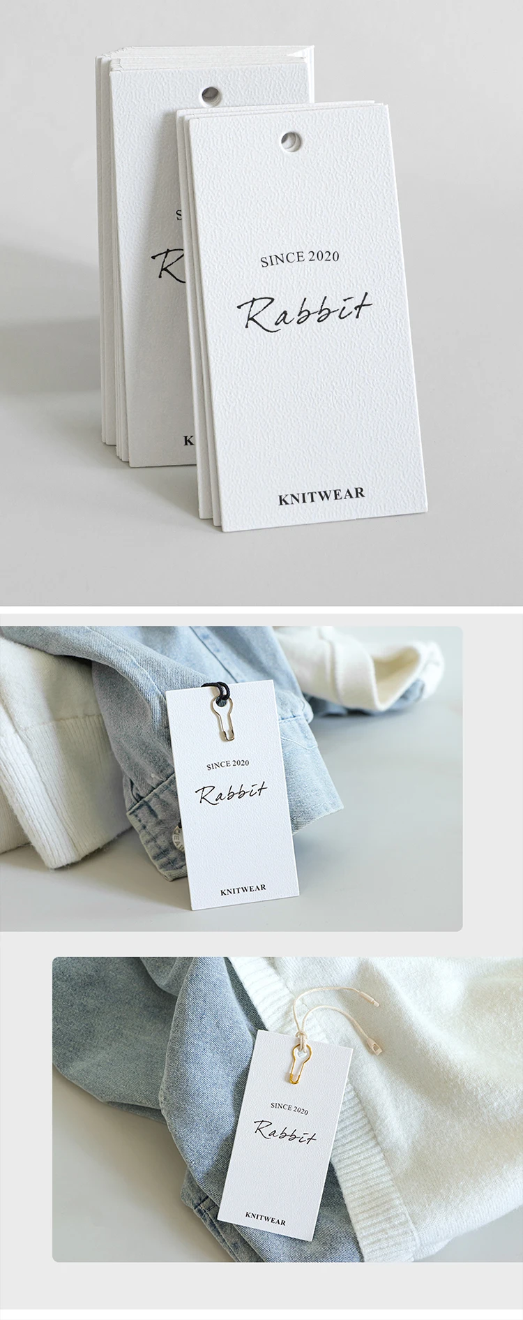 Custom Clothing Hand Tags - Professional Garment Labels
