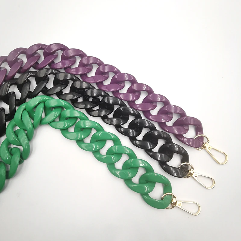 Chunky Plastic Chain Bag Replacement Purse Chain Straps For Bag Wide ...