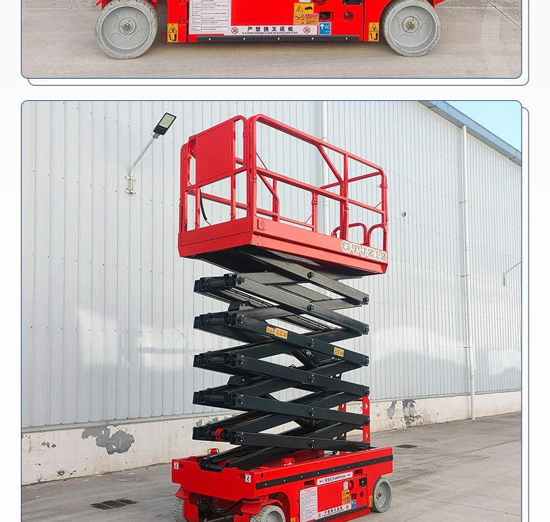 3 Ton All Terrain Hydraulic Movable Scissor Lift 16 M - Buy Platform ...
