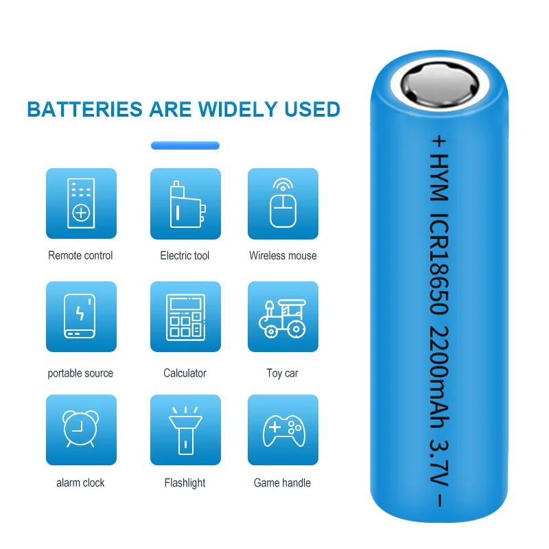 Lithium-ion 18650 Battery - Reliable Power for Various Uses