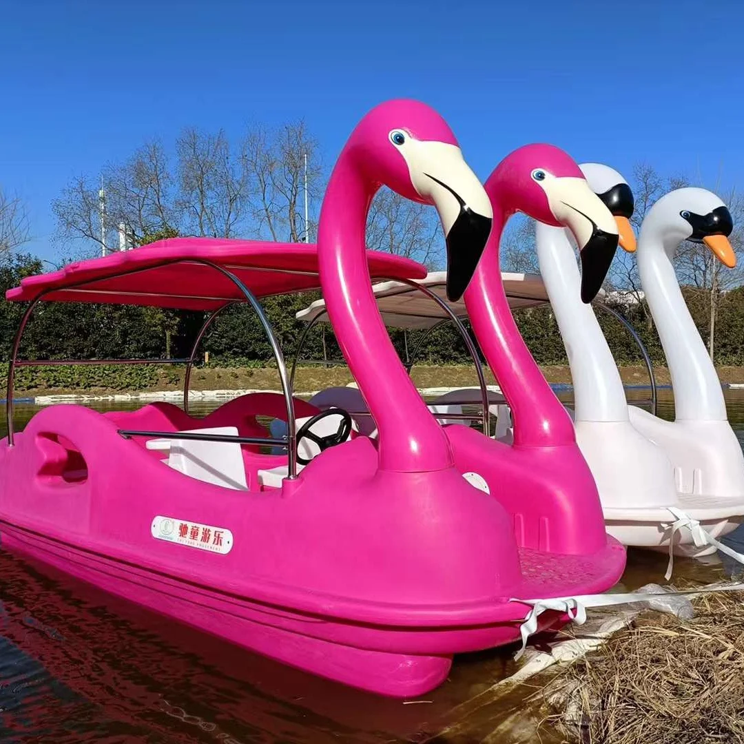 Water Park Electric Flamingo Duck Swan Boat - Buy Water Boat Pedal ...