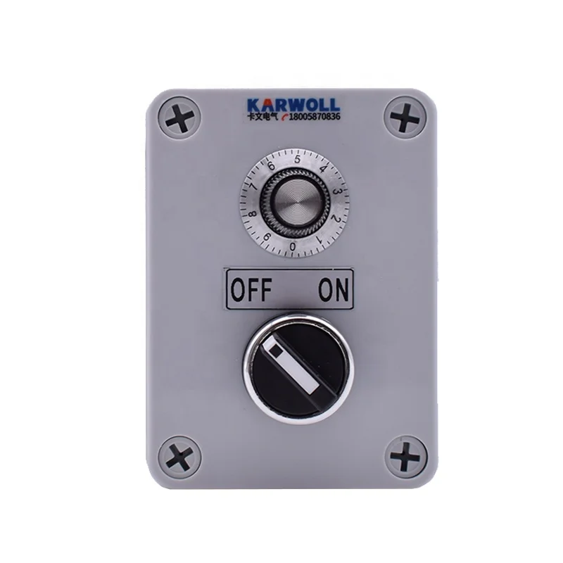 Knob Switch Box Potentiometer Box Motor Speed Frequency Converter ...