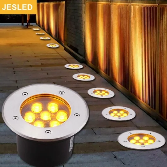 Jesled Outdoor In-ground Lights 1w~48w Ip67 Stainless Steel Floor ...