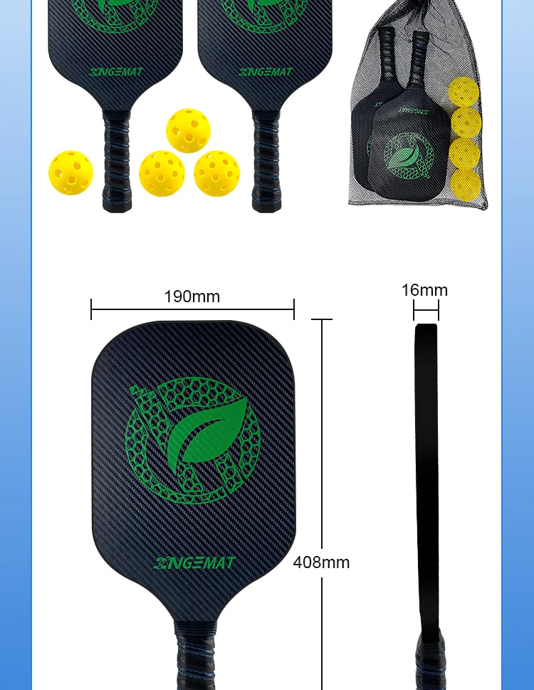 Pickleball Paddle 2024 3k Carbon Fiber Pickleball Paddle Glass Fibre ...