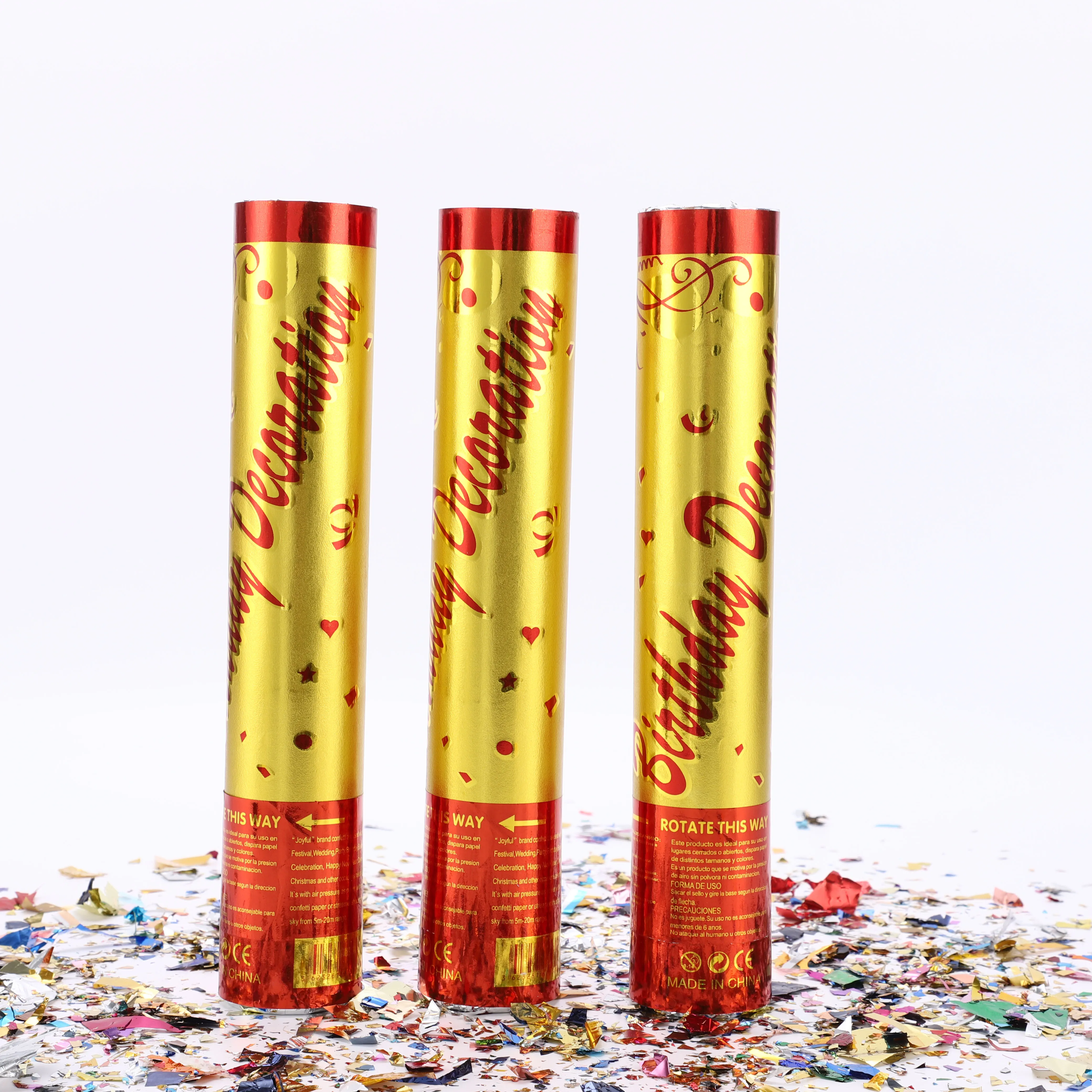 Wedding 12-36inch Party Popper Gun Rose Gold Confetti Cannon - Buy Rose ...