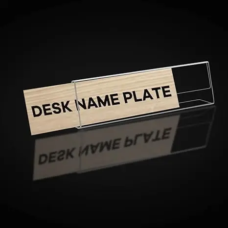Acrylic Office Name Plates For Desks Table Display - Buy Brand Name ...