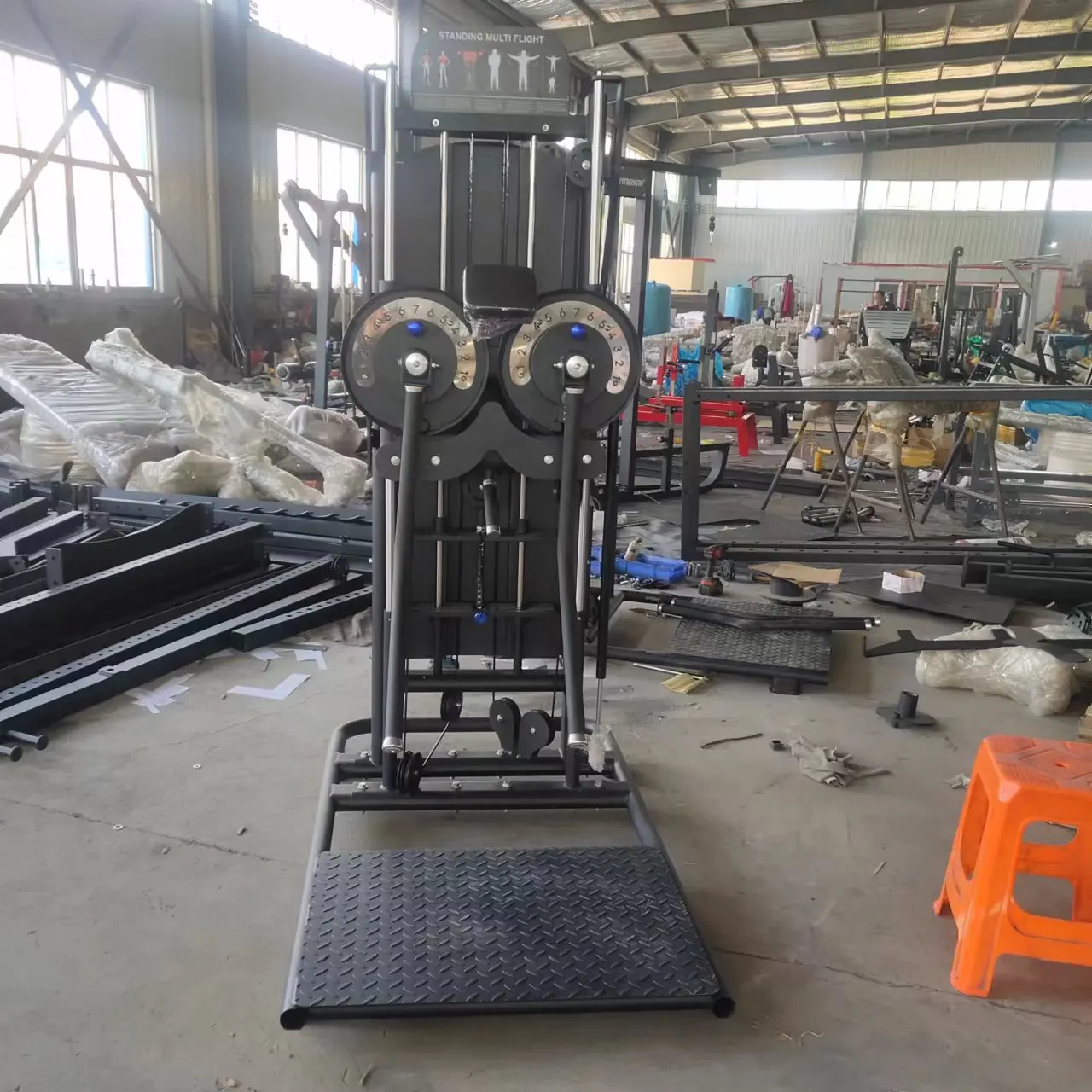 Lateral Raise Machine Standing Multi Flight Arm Exercise Shoulder Press ...