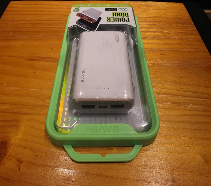 Bavin Portable Slim 10000mah Power Bank With Usb-c Pd Qc3.0 Fast ...