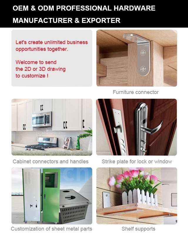 Furniture Connector Hardware L-bracket Kitchen Cabinet Wardrobe Shelf ...