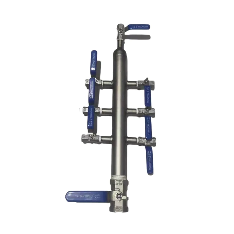 Ss316 Manifold Air Headers With Ball Valve Distribution Ports - Buy ...