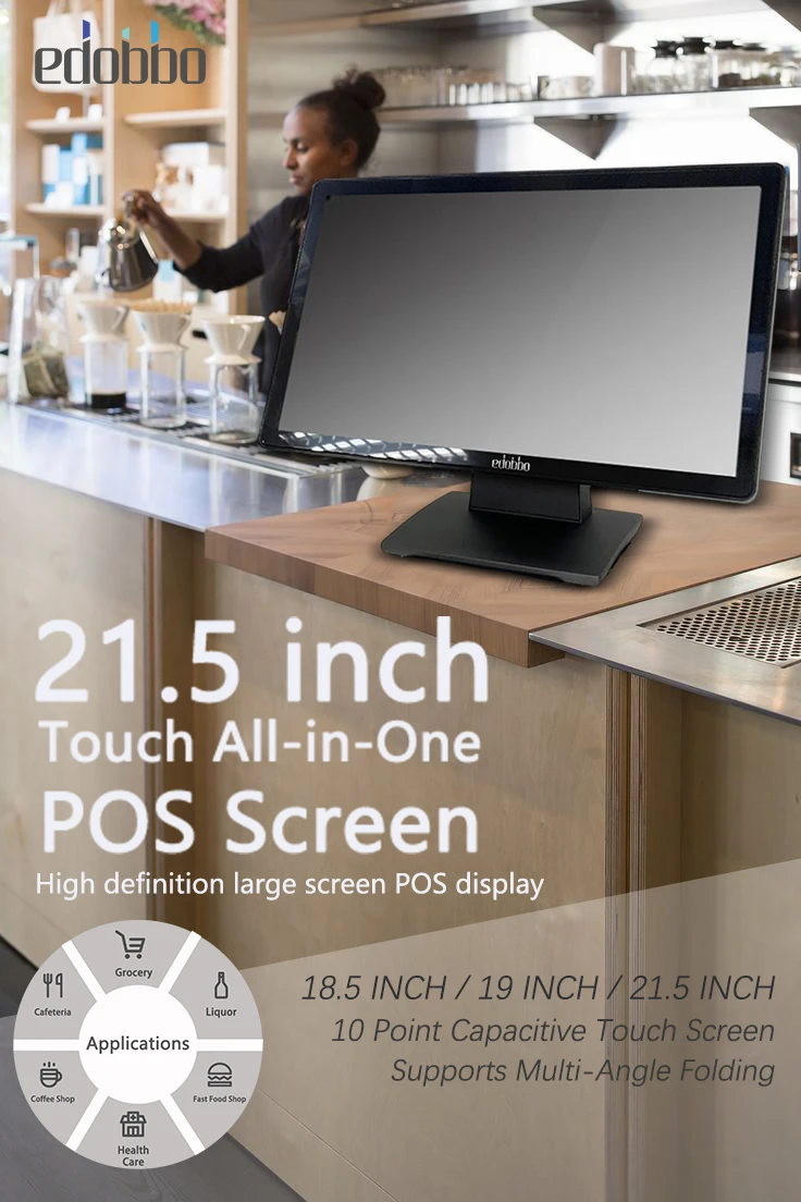 19 Inch Windows Pos System Touch Screenpos Machine Cash Register Pos ...