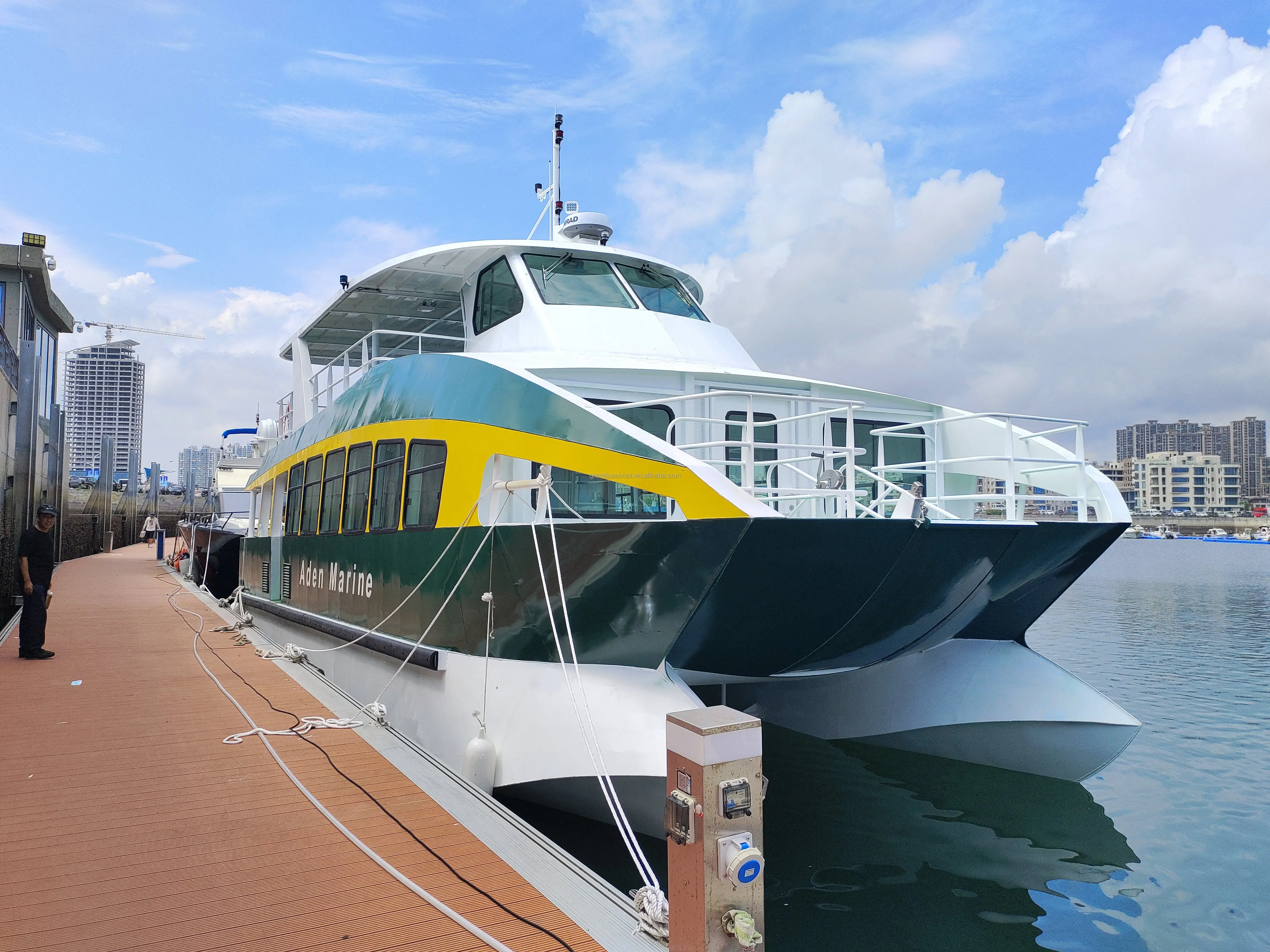 Grandsea 15m Aluminum Catamaran Passenger Ferry Boat for Sale| Alibaba.com