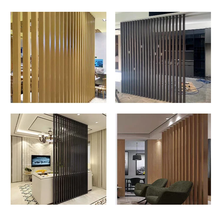 Composite WPC Timber Tube for Wall Partition - Durable & Stylish