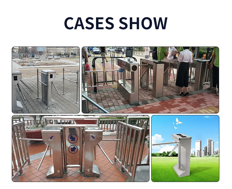 High Security Access Control Pedestrian Tripod Turnstile for Gyms