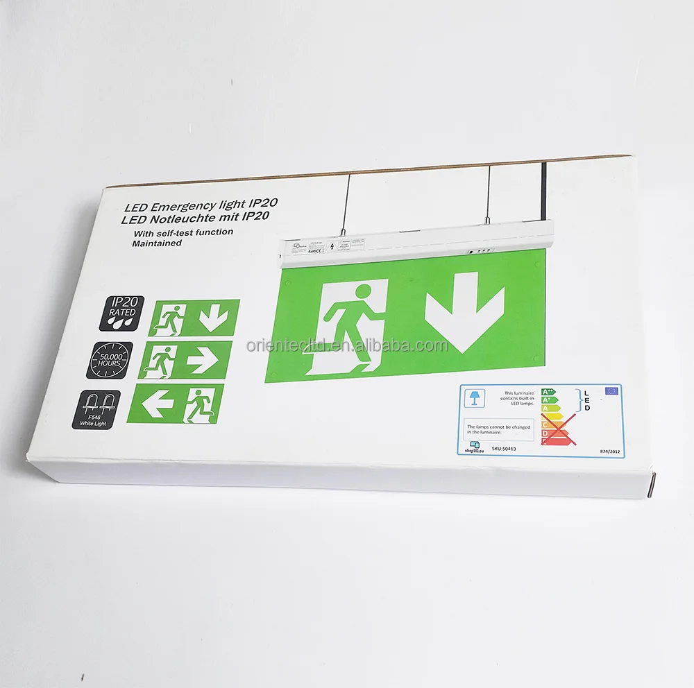 Ot-es809st Led Self Test Led Exit Sign - Buy Exit Sign,Led Exit Sign ...