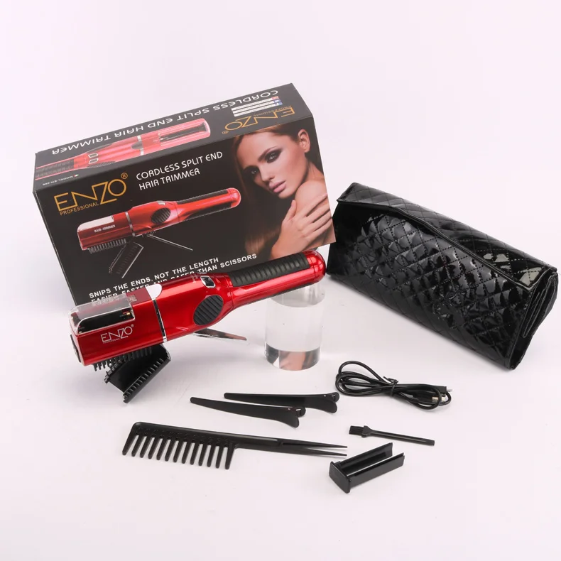 Enzo Pro Cordless Split Hair End Trimmer Cutting Usb Charging Hair Split Clipper Hair Cutter ...