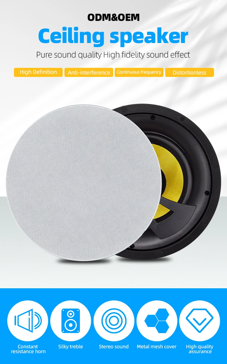 Alice FPR Ceiling Drop Speaker - Rechargeable Yandex Smart