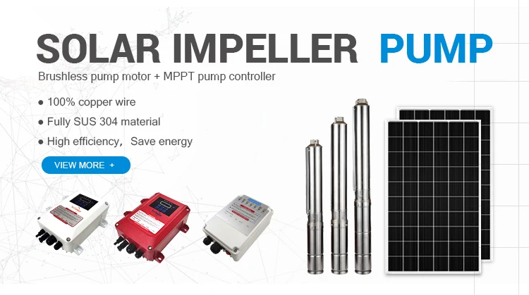 300w DC24v Brushless Solar Water Pump Plastic Impeller Submersible Pump ...