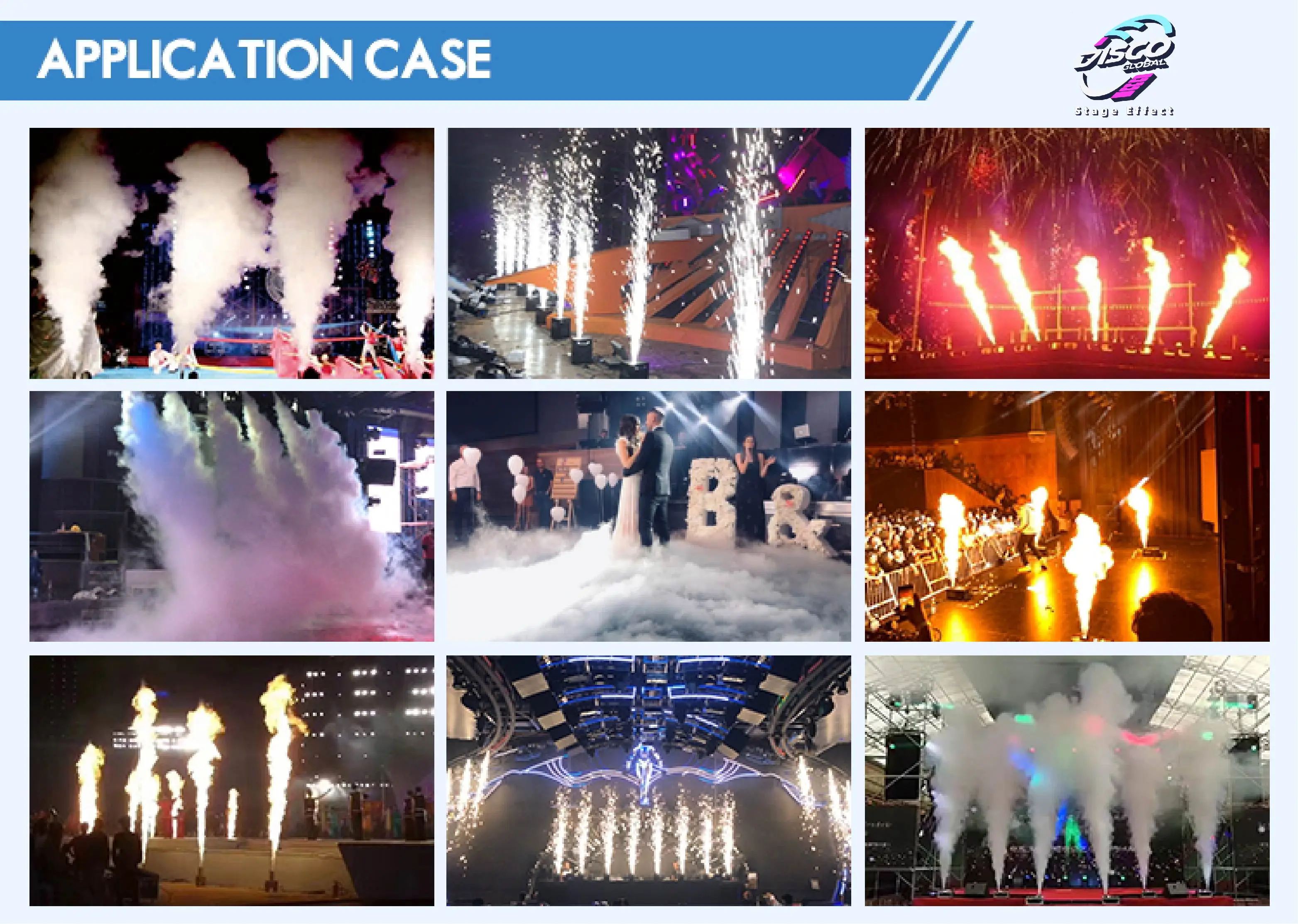 Upgrade Four Head Fireworks Machine for Wedding Spark Machine on Stage ...