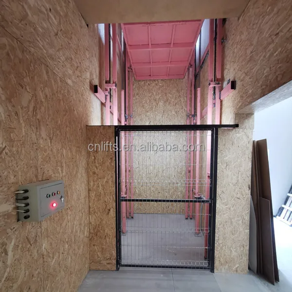 Hydraulic Pallet Lift Platform Electric Vertical Freight Elevator ...