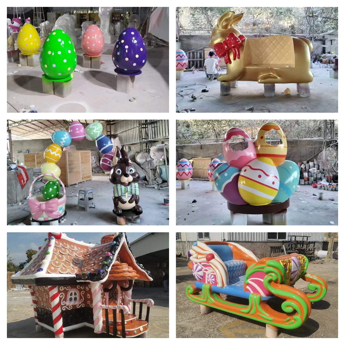 Fiberglass Christmas Signage - Large Ornaments & Decor