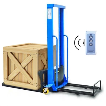Small Self Load Lifting Stacker 500kg Semi Electric Portable Self ...
