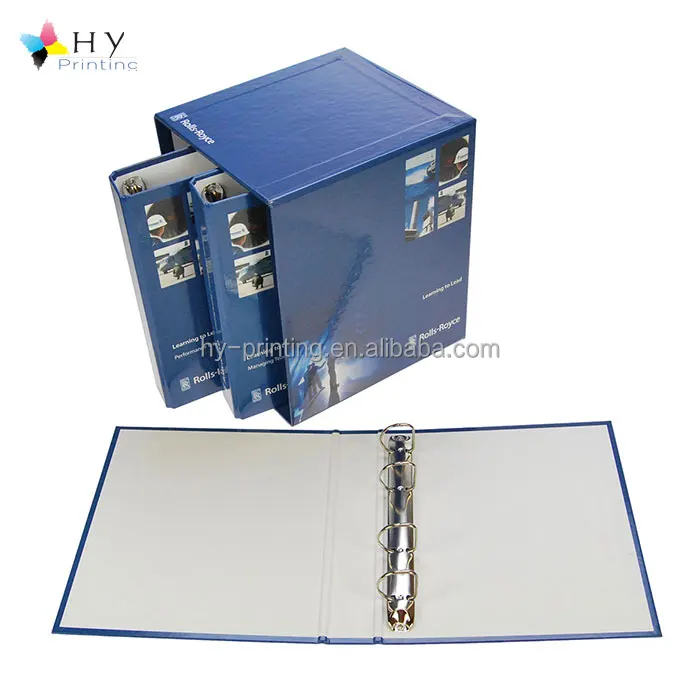 Custom Ring Binders with Matching Slipcase Case Sleeves
